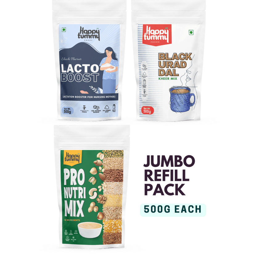 Jumbo Refill Pack Combo (500g Each) – Happy Tummy Foods